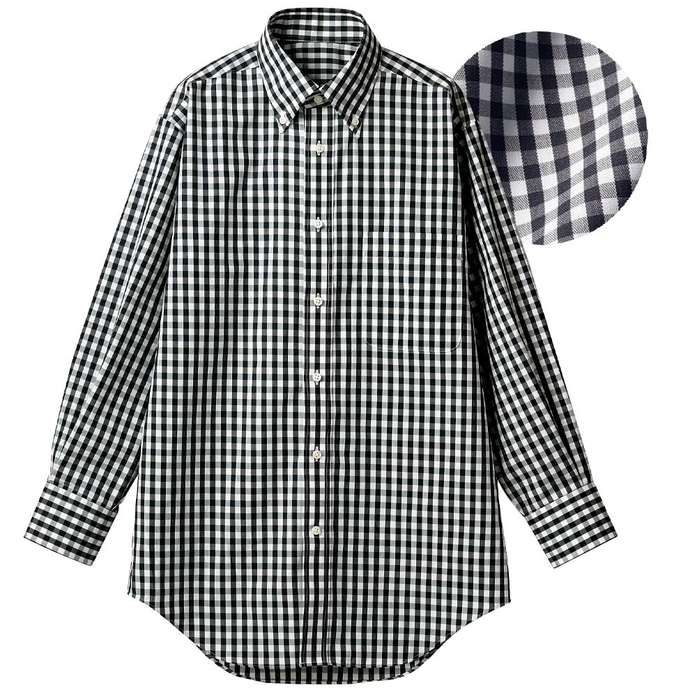 シャツ（長袖・男女兼用）住商モンブランCG2503-1の通販｜飲食店ユニフォームの食べコレ！